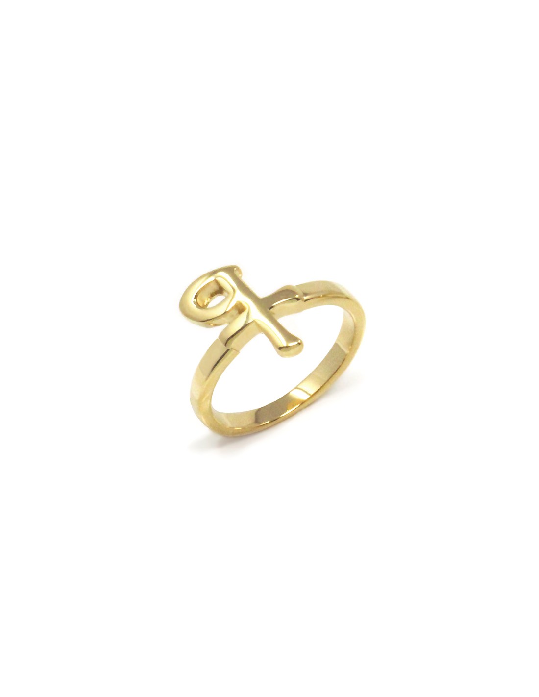 Ring Alphabet Gaudí Collection - Letter Q