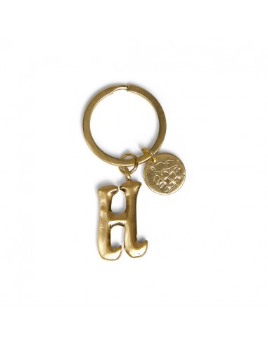 Golden Letter Keychain Alphabet Collection
