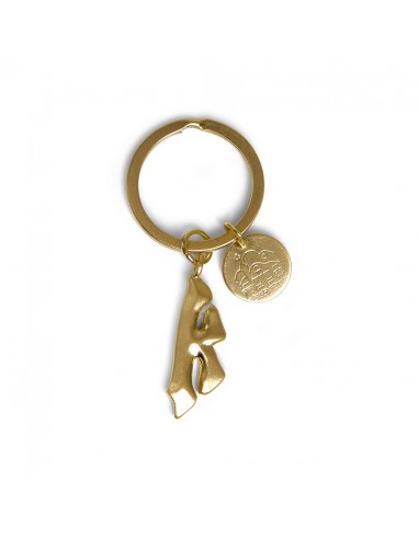 Golden Letter Keychain Alphabet Collection